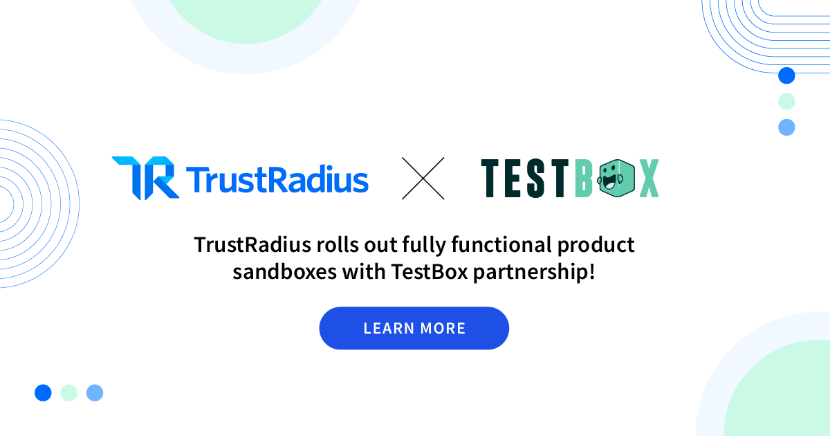 TrustRadius + TestBox enables buyers to try before they buy